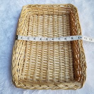 Vintage | Accents | Vintage Straw Rectangular Basket | Poshmark